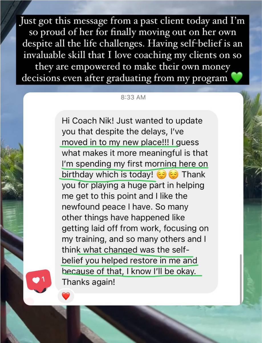 Coaching with Nik – Fund your freedom coaching program