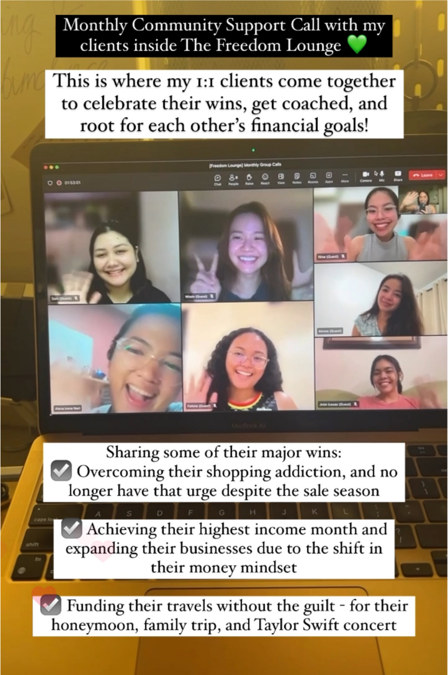 Coaching with Nik – Fund your freedom coaching program